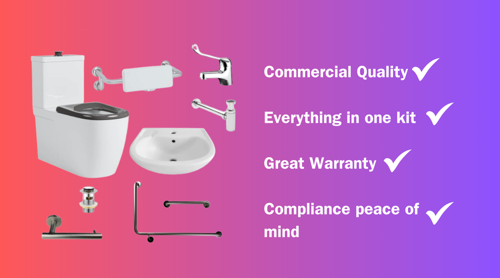 The Complete Guide to AS1428.1 Compliant Disabled Bathroom Bundles