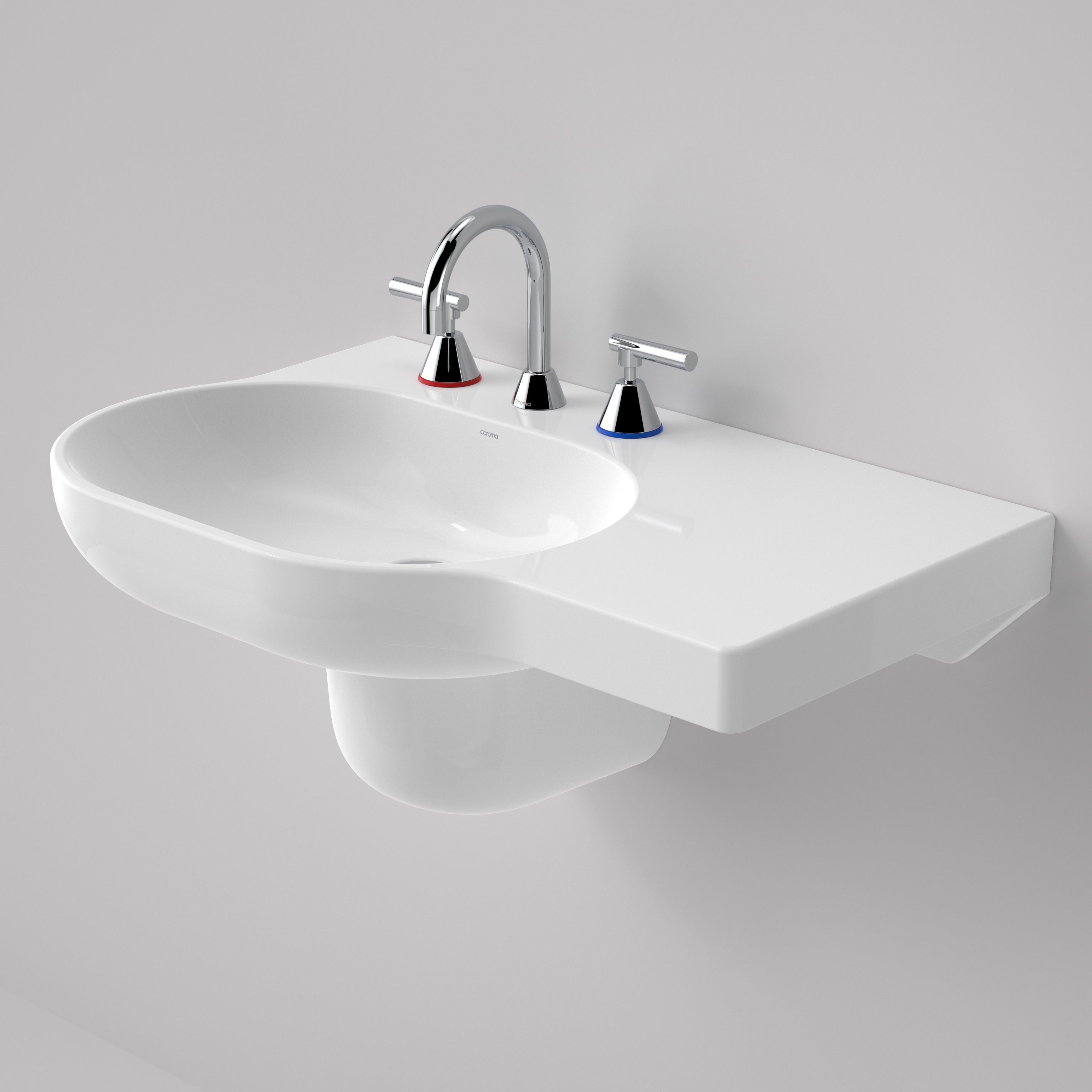Opal 720 RHS Wall Basin 3TH