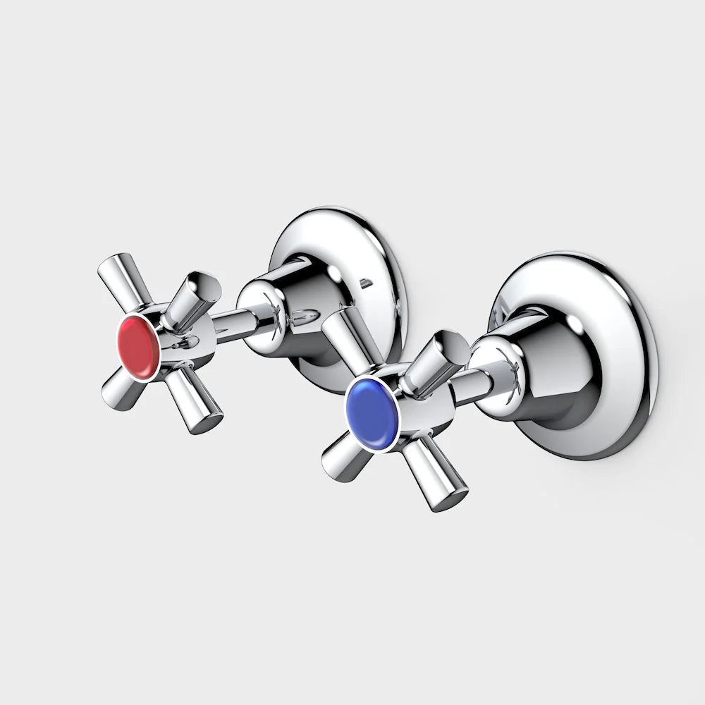 Caravelle Classic Cross Wall Tap Set
