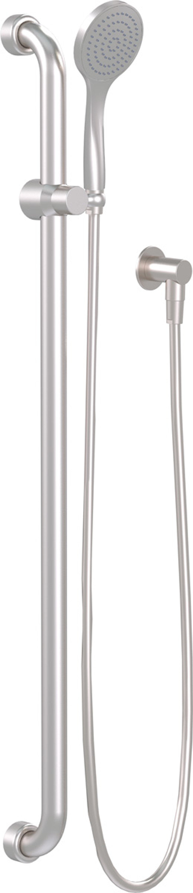 Hygienic Seal® Friction Slide Shower Kit Brushed Nickel WELS 3 Star