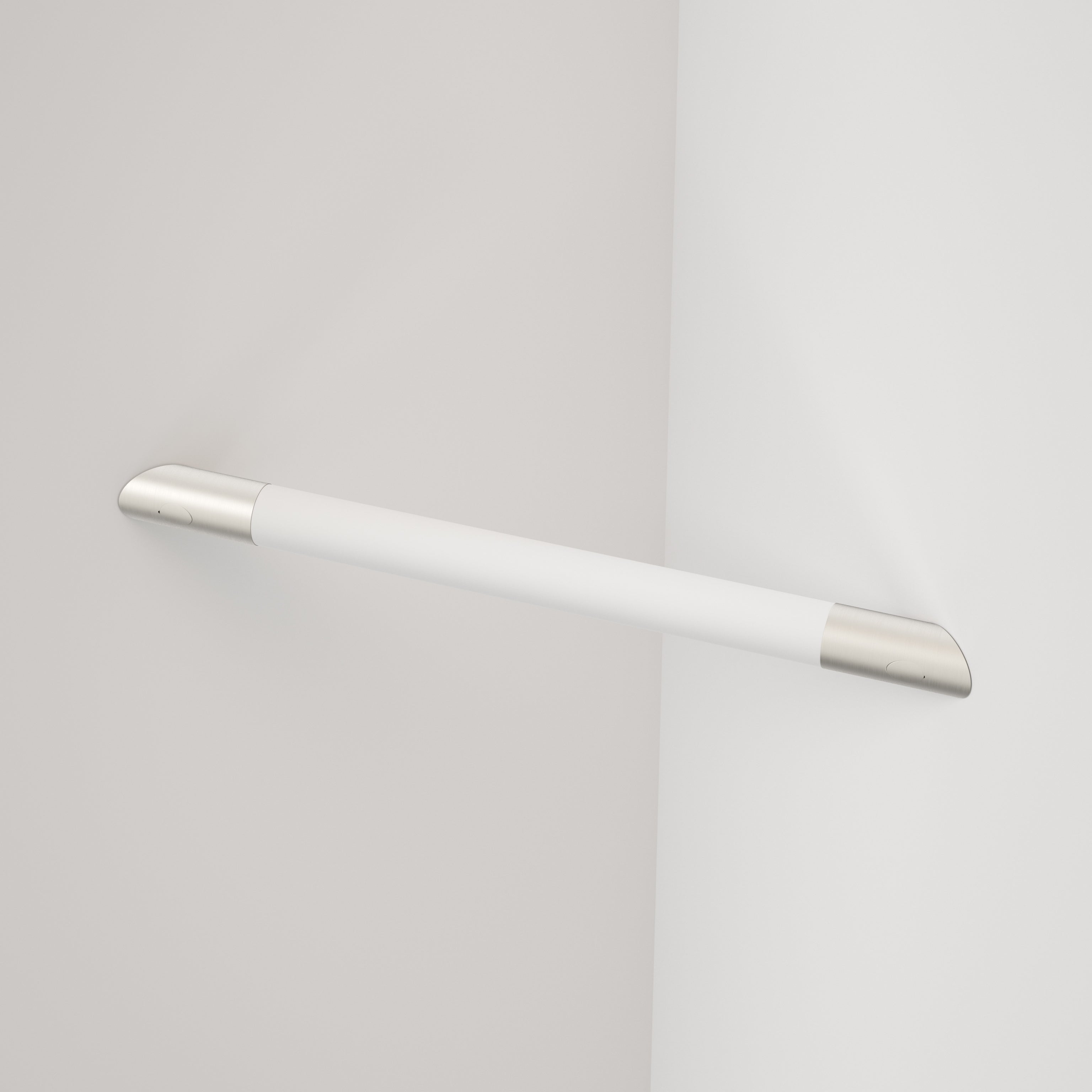 Opal Support Corner Shower Support Rail – Brushed Nickel