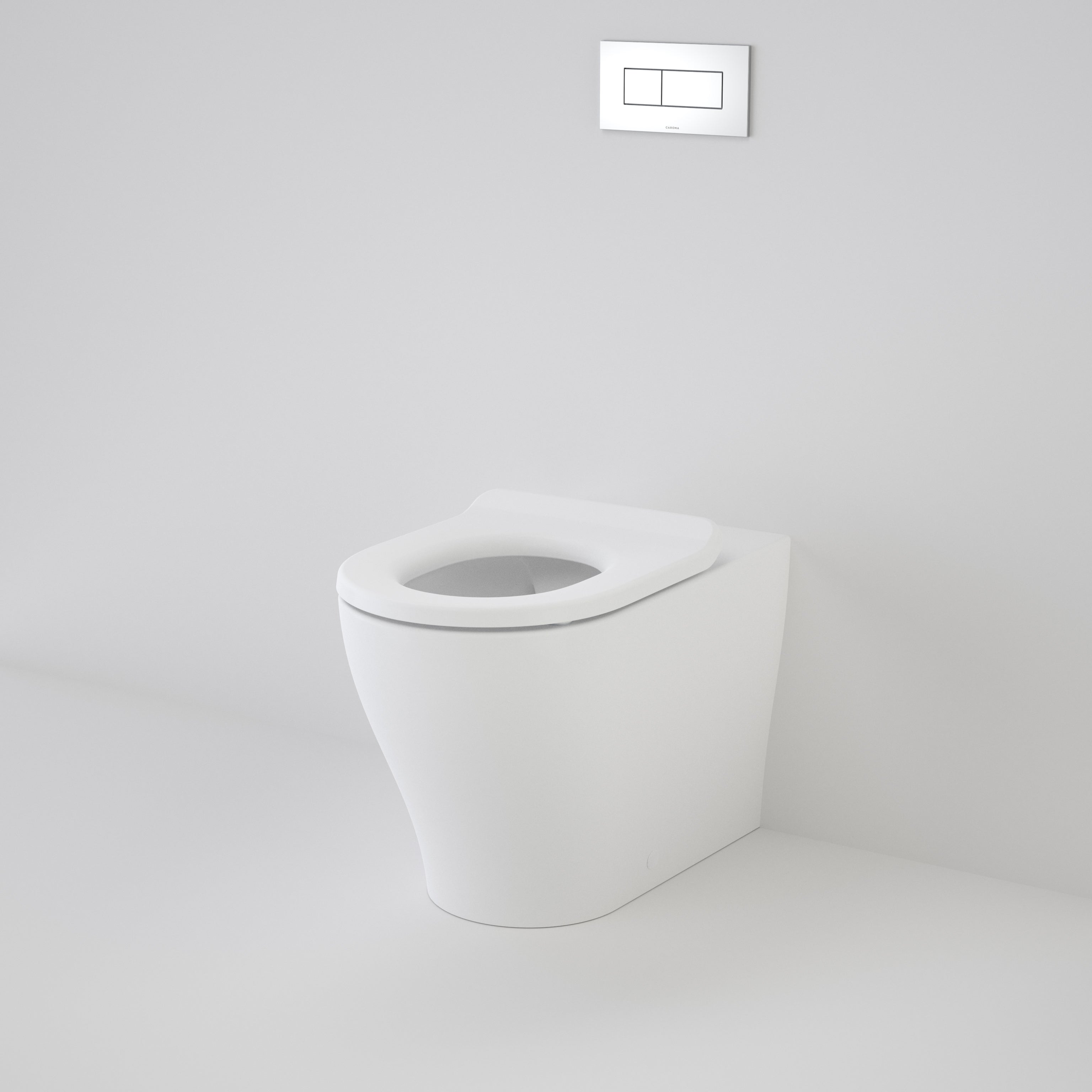 School Smart CF WF Invisi Suite with Liano Single Flap White Seat