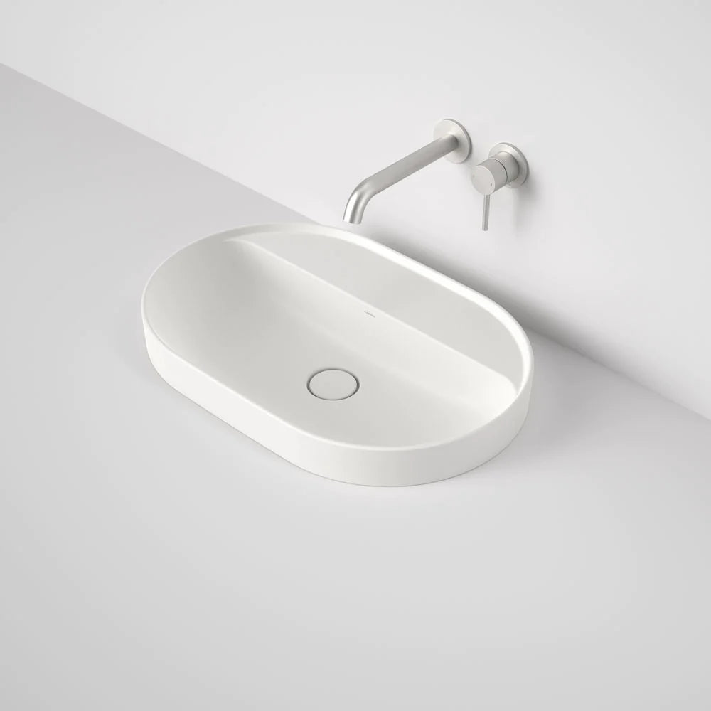 Liano II 600mm Pill Inset Basin with Tap Landing (0 Tap Hole) – Matte