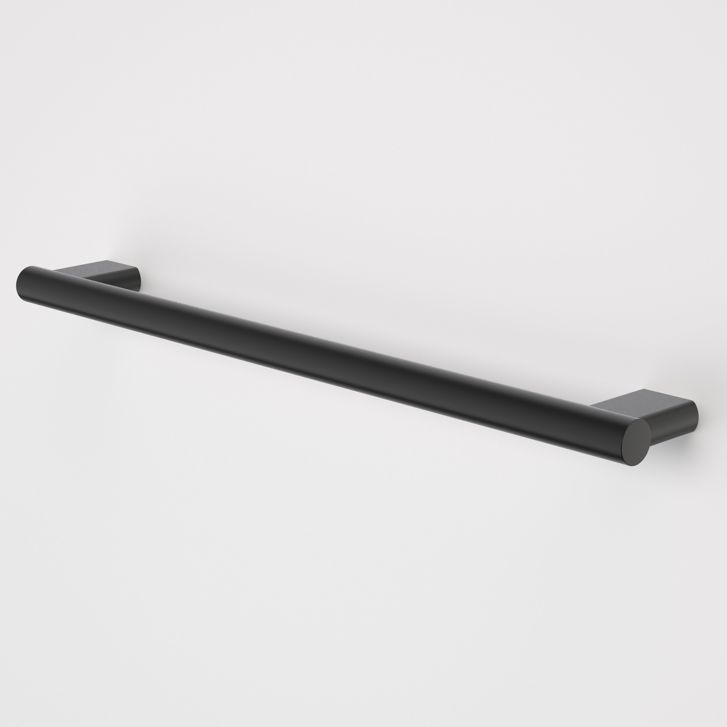 Opal Support Rail 600mm Straight - Matte Black