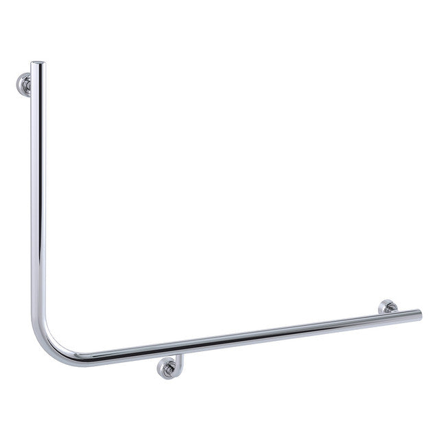 Linear 90° Ambulant & Accessible Grab Rail 960mm x 600mm Polish Suprem