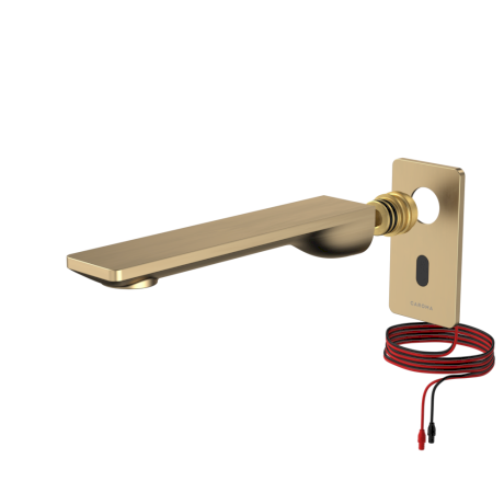 Urbane II Sensor 180mm Wall Outlet Tap - Trim Only - Brushed Brass