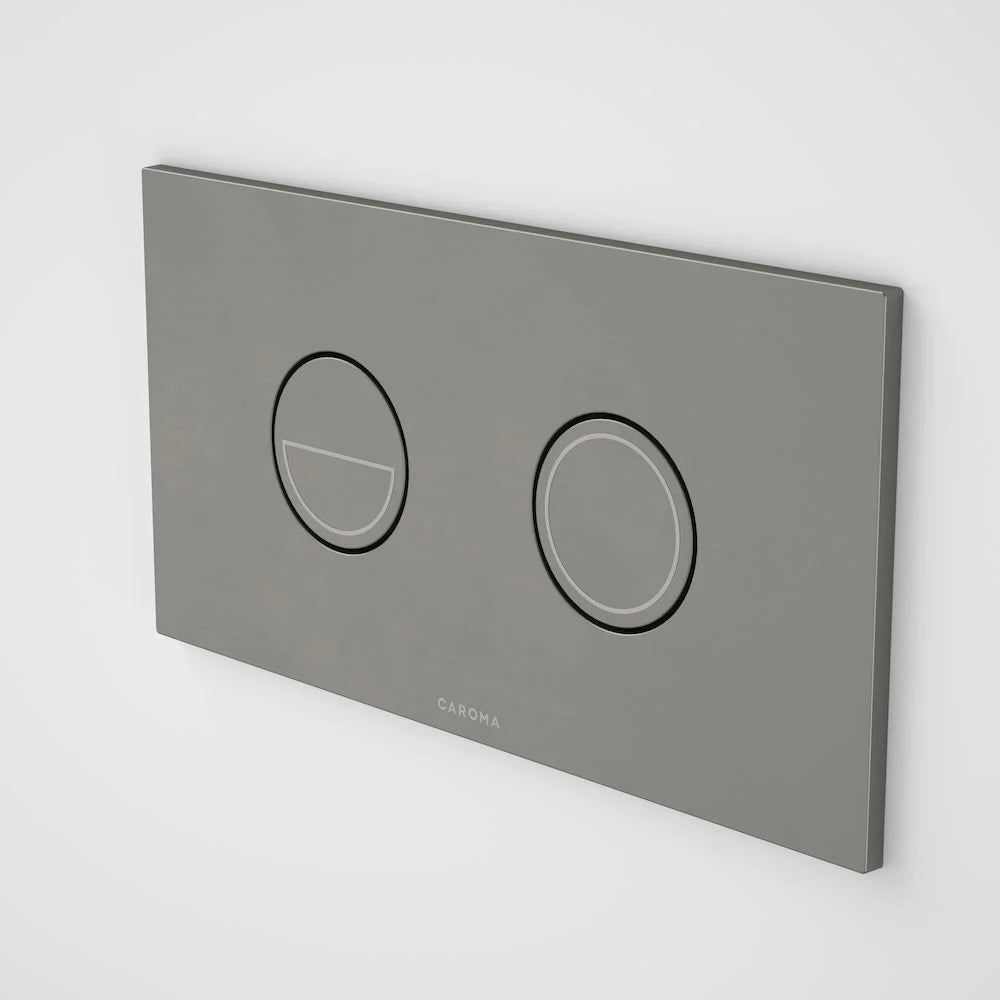 Invisi Series II® Round Dual Flush Plate & Buttons - Gunmetal