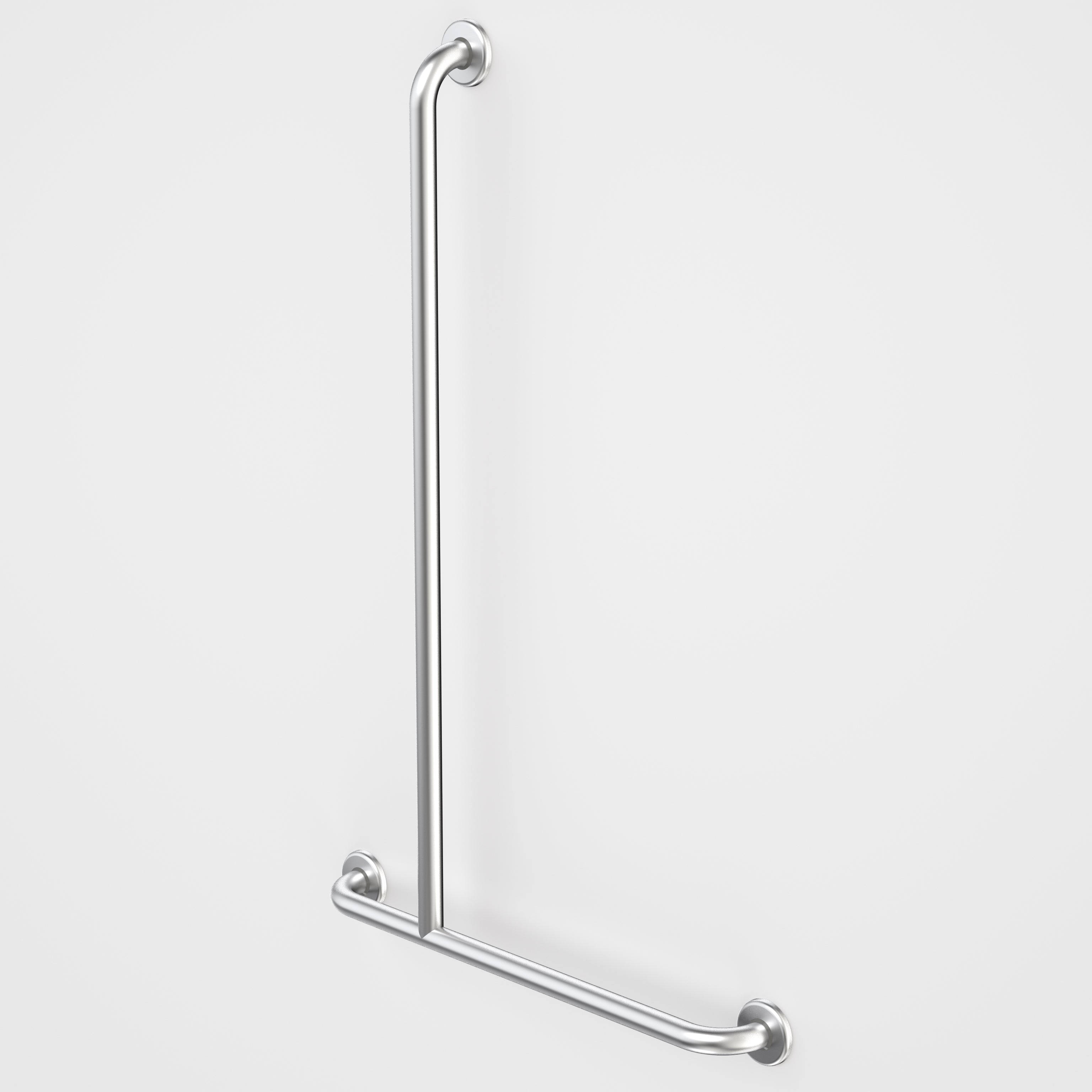 Care Support Grab Rail - 1100x700 LH T-Bar - Stainless Steel