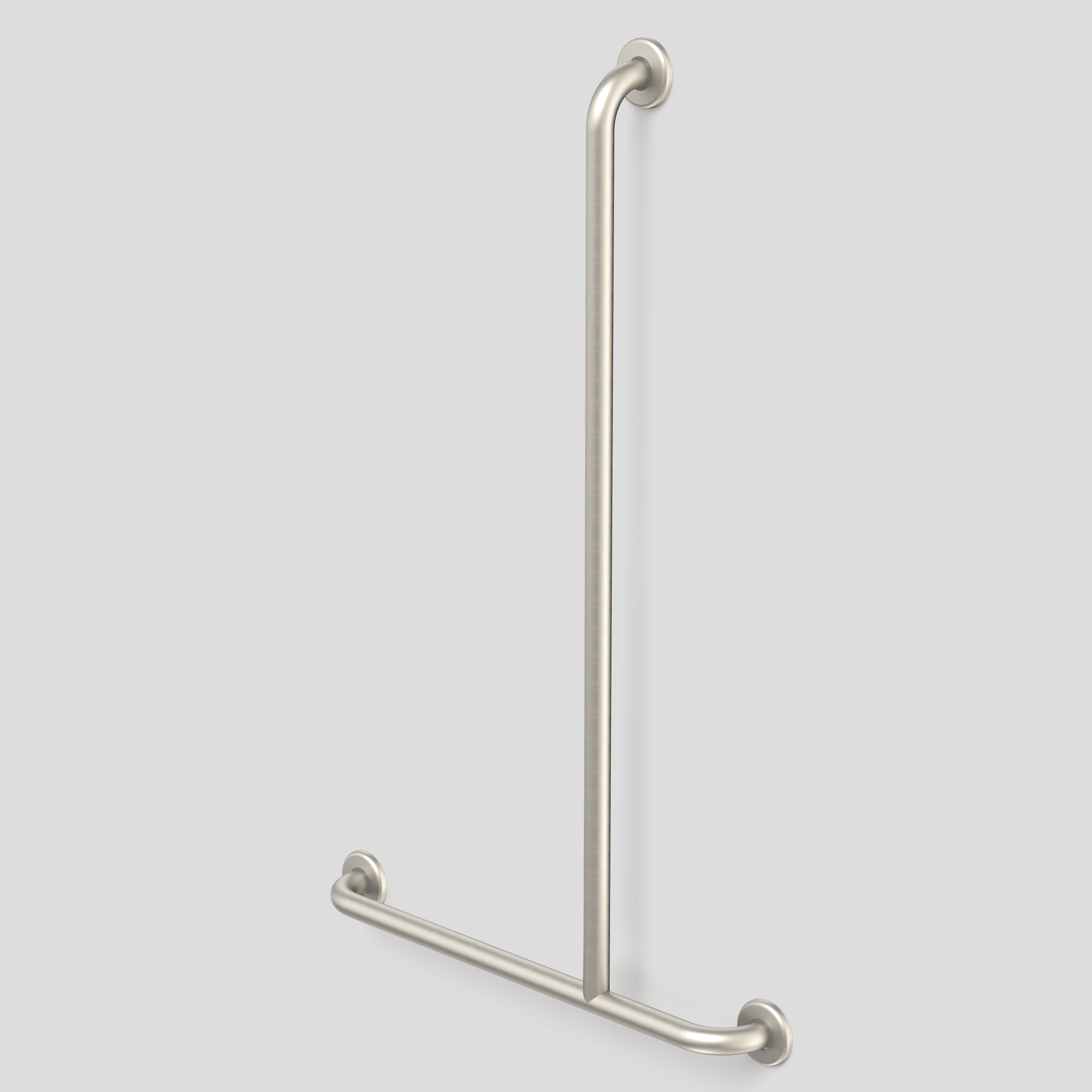 Care Support Grab Rail - 1100x700 RH T-Bar - Brushed Nickel