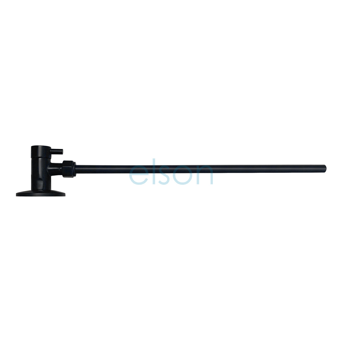 DESIGNER CISTERN STOP KIT BLACK COMPLETE