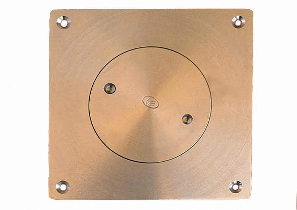 Brass Inspection Cover Square 150 x 100 PVC/HDPE (Coles/Bi-Lo)