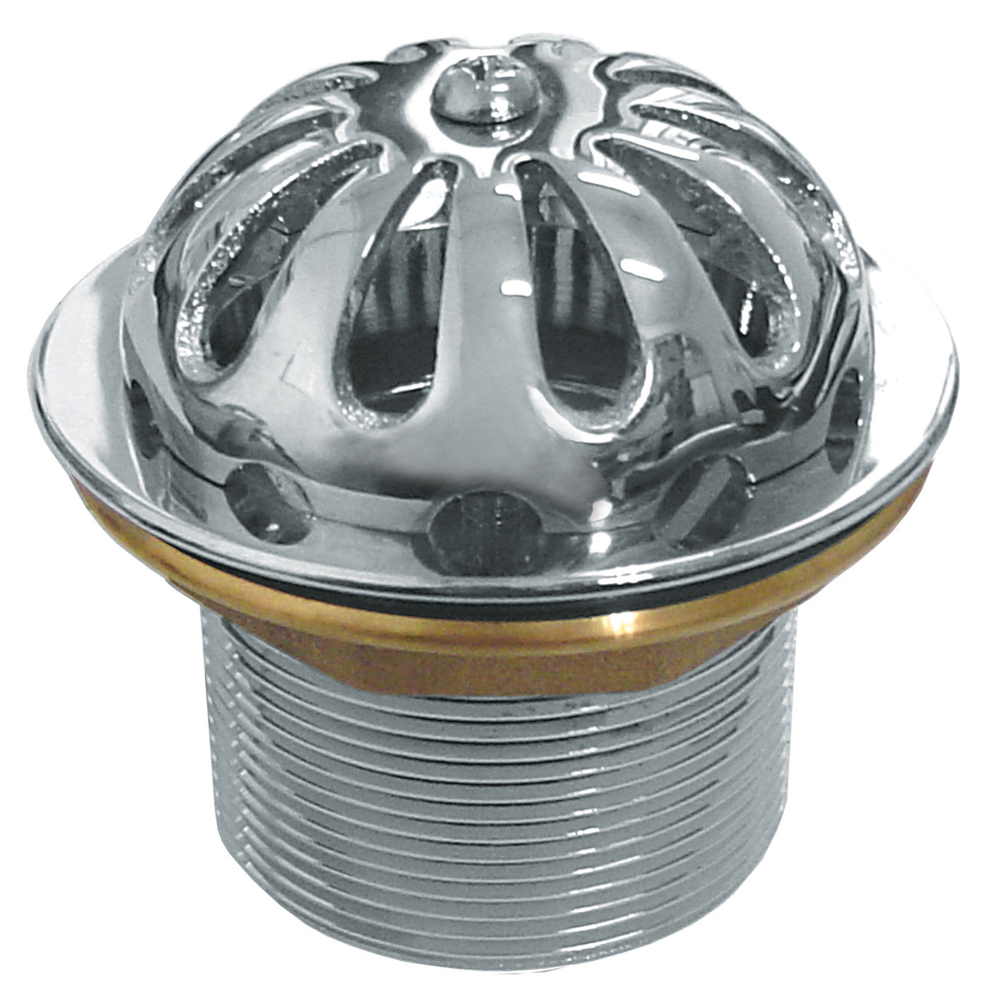 DOMED URINAL WASTE W/BRS TOP 50mmCP