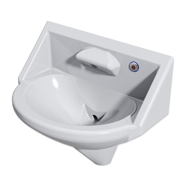 Wallgate Anti-Ligature, Anti-Vandal Solid Surface High Secure Basin; 1