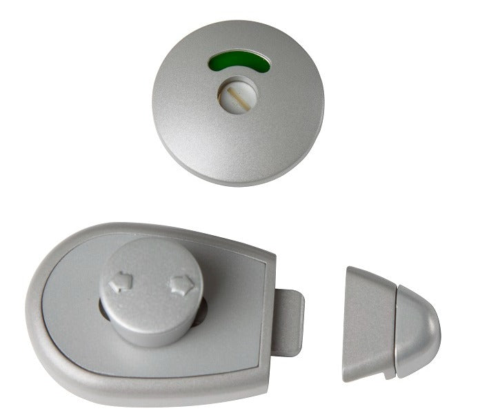 Xcel Slide Lock & Indicator Set - Concealed Fix in Antimicrobial