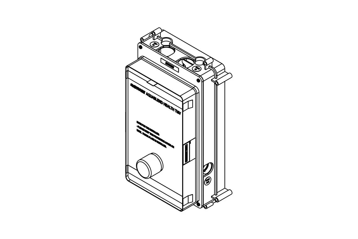Aquablend® Health Point of Use TMV with Four Way Mixer – Back of Wall