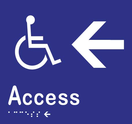 Accessible Access - Arrow Left