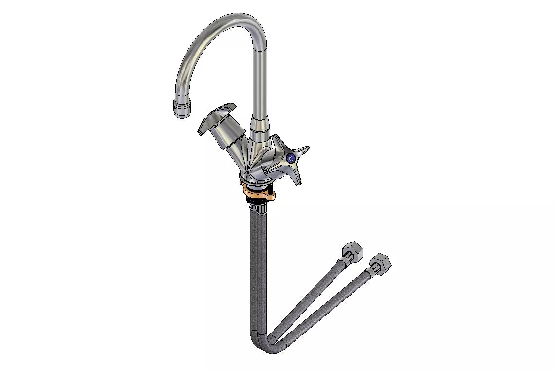 Concealed Spindle Dual Mixer With SP020 Spout