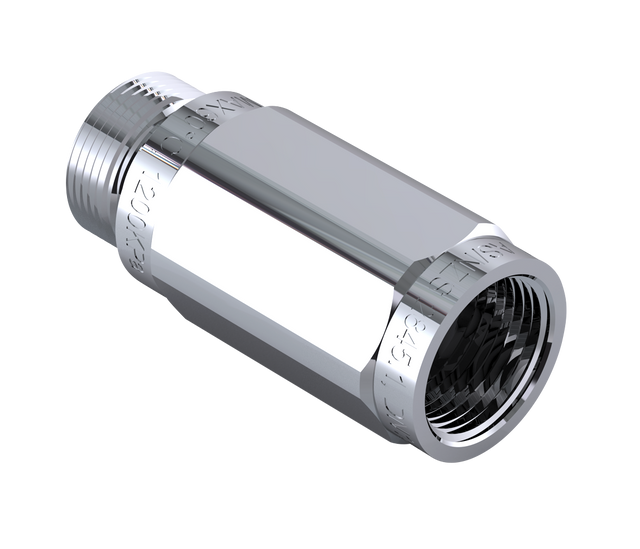 Dual Check / Non-Return 1/2" M & F Chrome WELS 5 Star - 6L/min