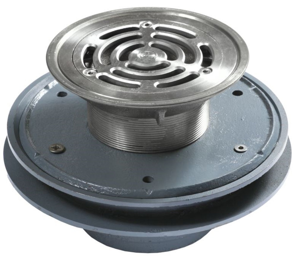 Bucket Floor Trap Combo - DI 150PVC with Stainless Steel Vinyl Grate 2