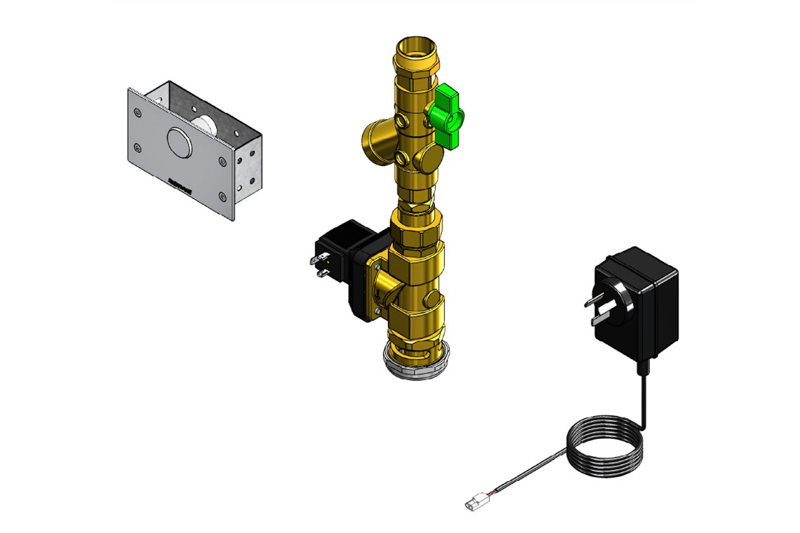 Touch-Activated Single Flush WC Flushing System – Duct Access