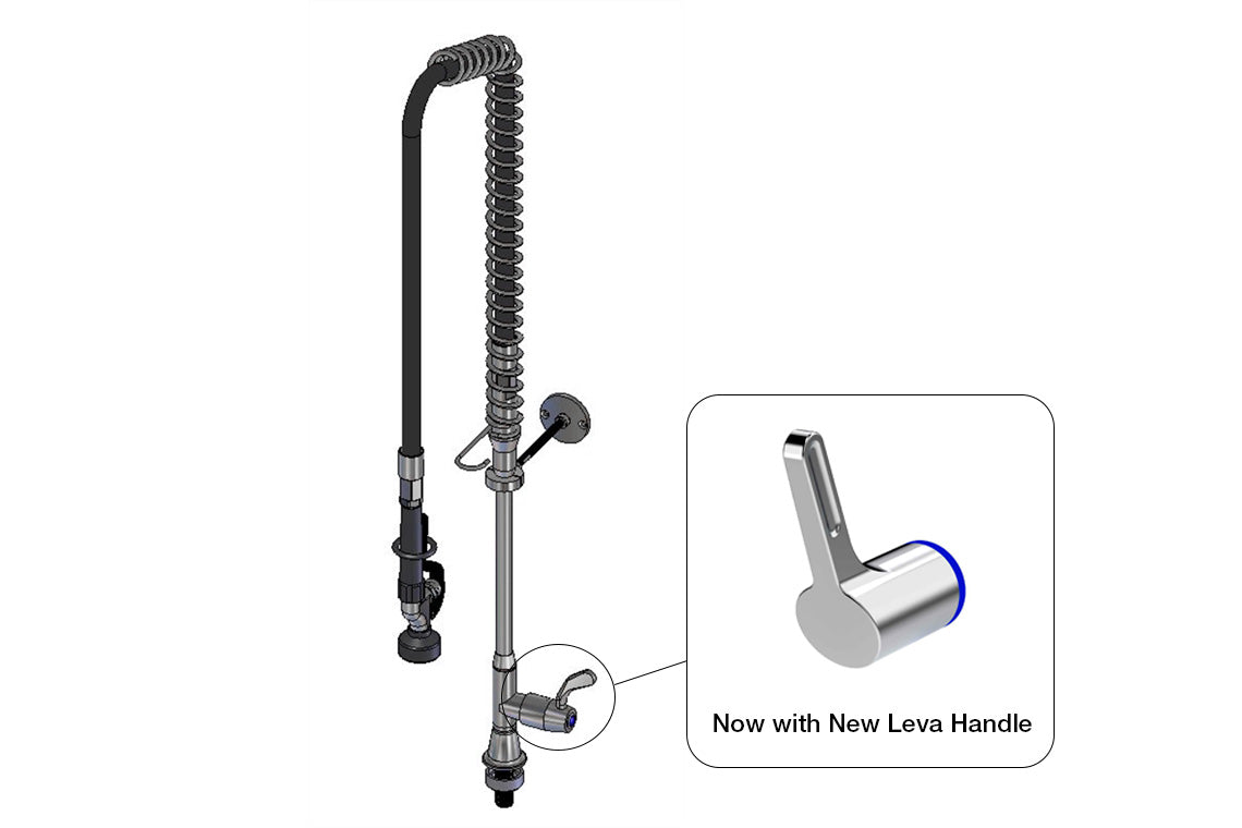 Hob Mounted Pre-Rinse Unit with Single Control Pre-Mix Assembly