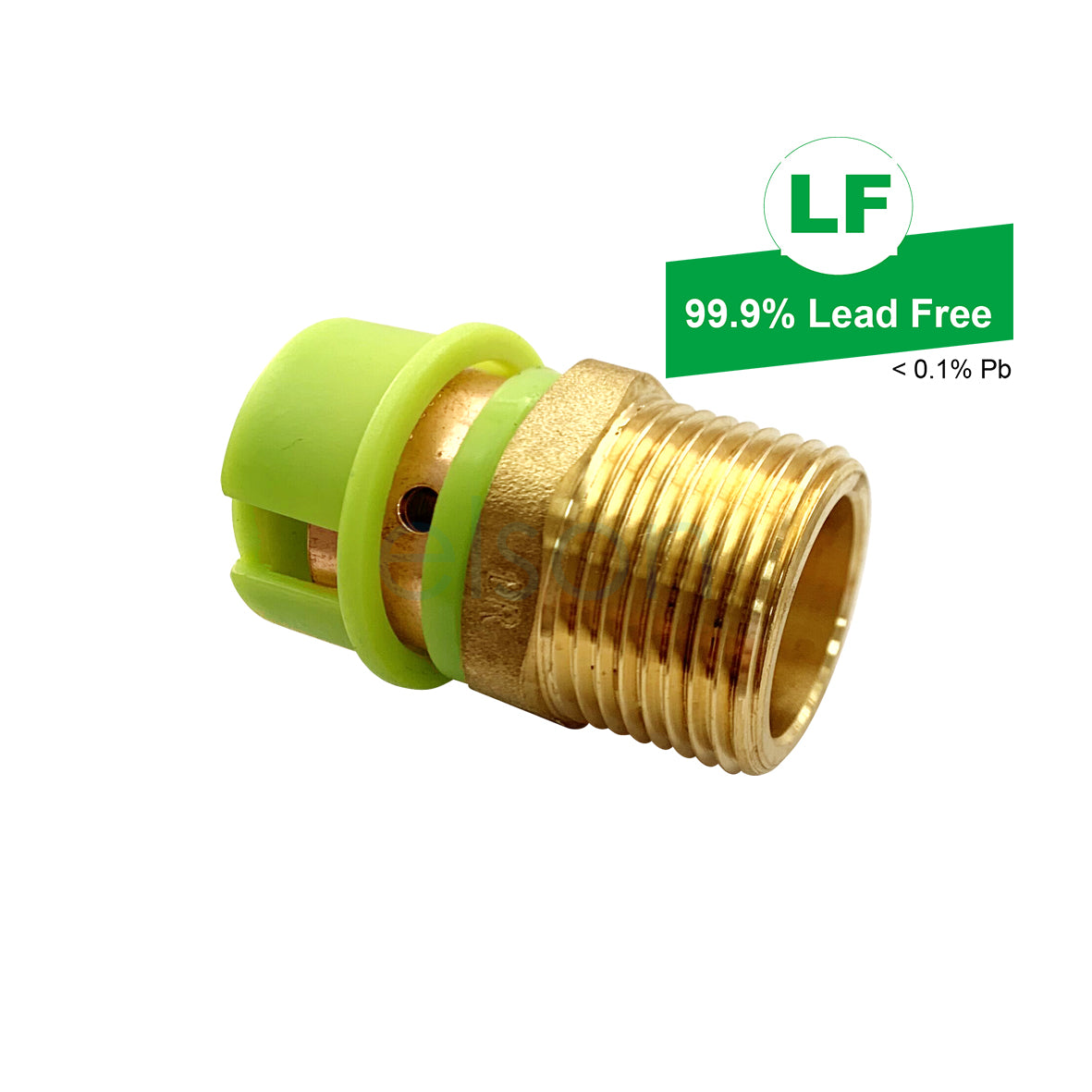 EPS LF CRIMP W&G DUAL NO.3 STRAIGHT WASHER SEAL LF DR BRS MI