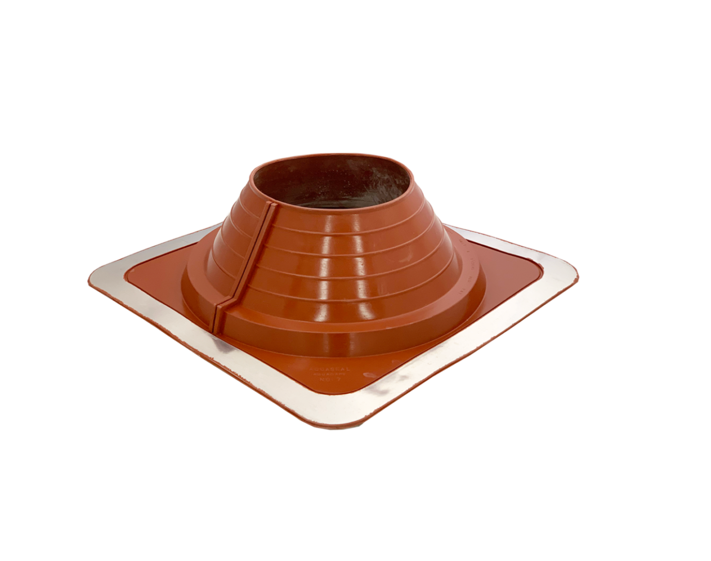 Aquadapt #7 Silicone Red Pipe Flashing (Retrofit Split Design) - 195mm