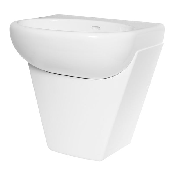 Wallgate DDA Compliant Hand Basin Solid Surface - Front Fixed RH Tap H