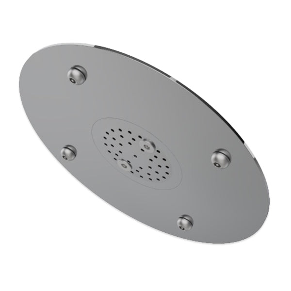 Wallgate Anti-Ligature brushed SS Ceiling Mounted Shower with Removabl