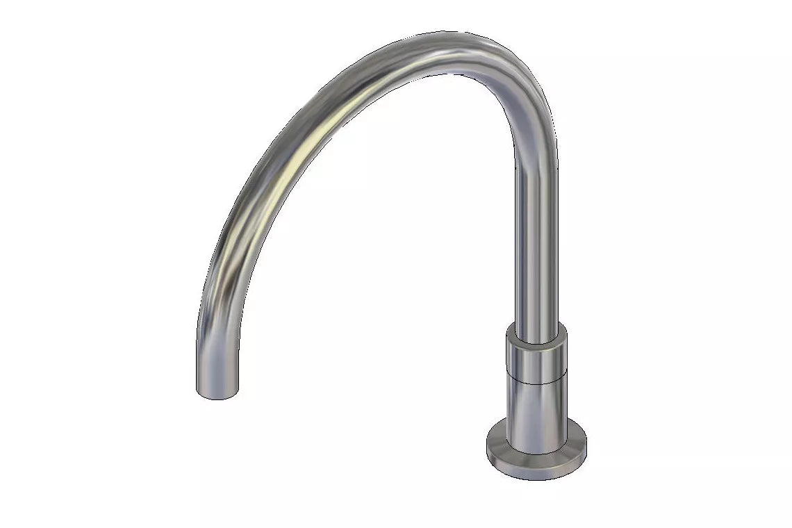Cache Hob Mounted Curved Sink Spout