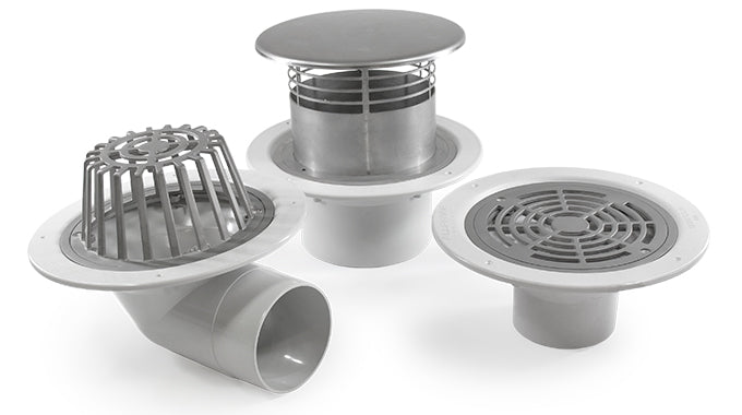 Flat Roof Drain Installation How To Select The Correct Rainwater