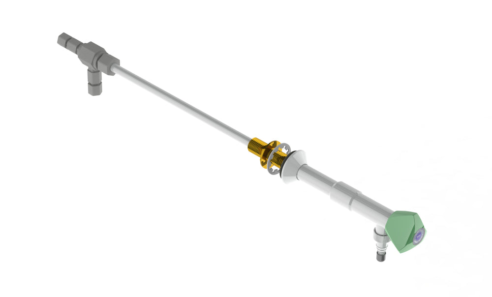 ProLab® Epoxy Coated Brass Lab Set 1-Way Wall Mtd Deionized Unit Max 4