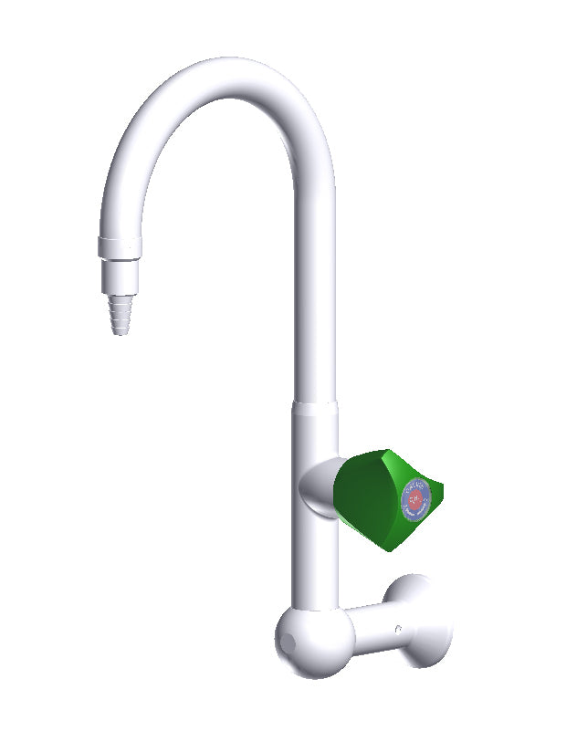 ProLab® EC-BS Wall Mtd Lab Set 1-Way Swivel Gooseneck N/V #16XT Tube N