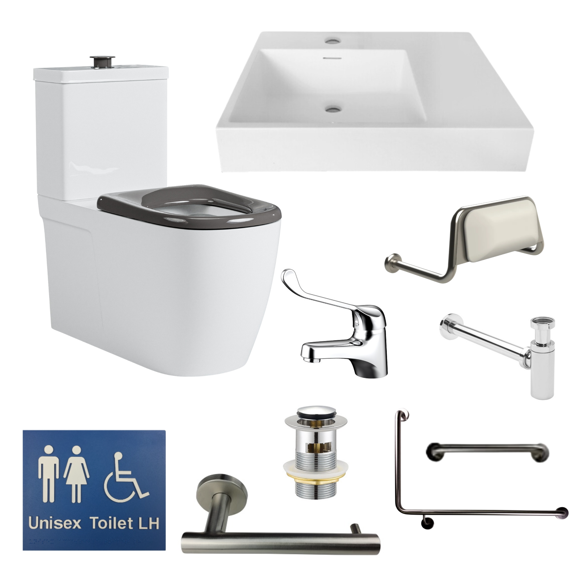 Disabled Bathroom Kit - NDIS, AS1428.1 and SDA Compliant