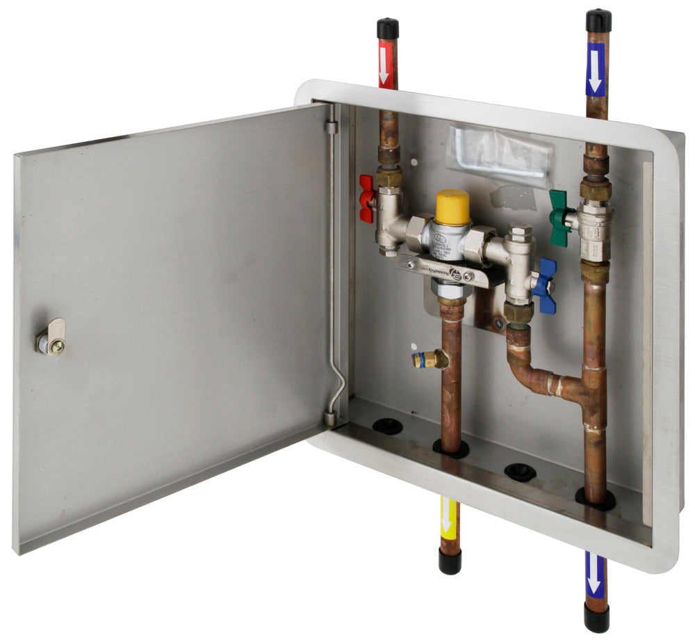 CliniMix® TMV SS Cabinet Ass with Universal Door 20 Cold Bypass, 2 Top