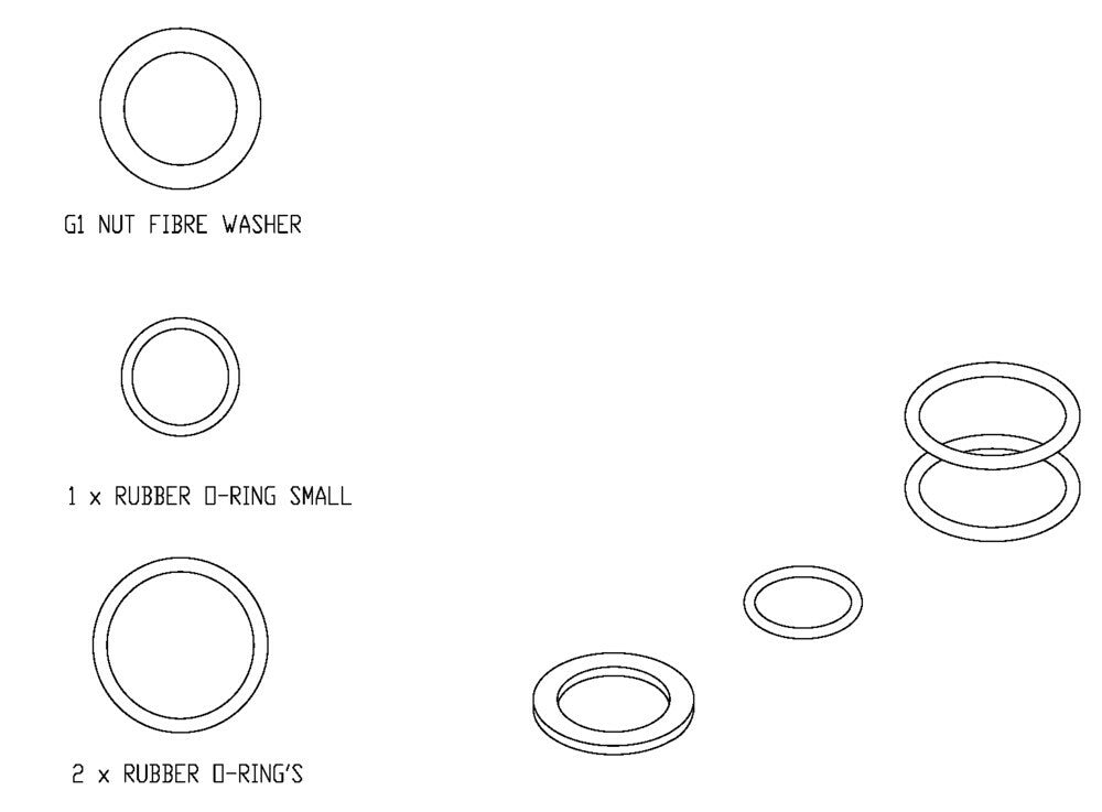 CliniMix® Seal & O Ring Kit for WM-TMV1