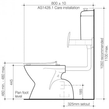 Cosmo Sovereign Care Connector Suite with Backrest