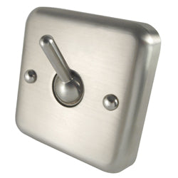 Collapsible Square Clothes Hook - Concealed Fix in Satin Stainless Ste